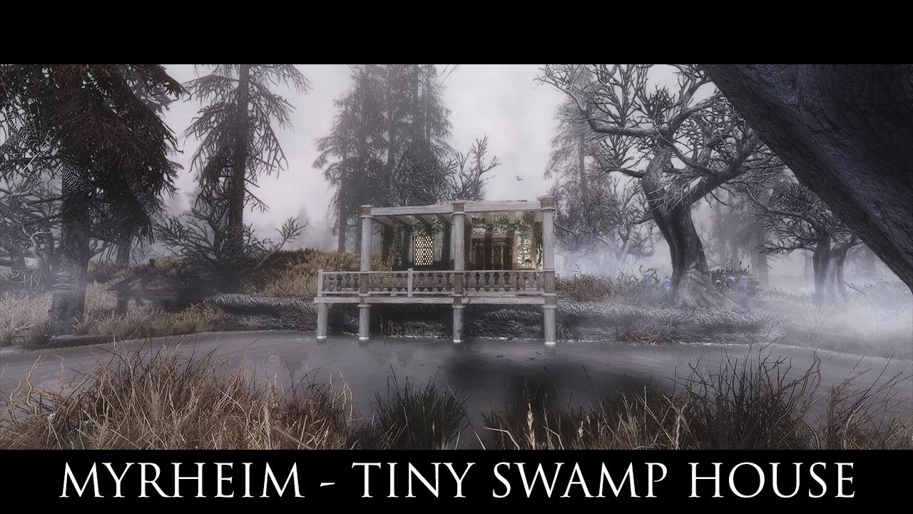TES V - Skyrim Mods: Myrheim - Tiny Swamp House - YouTube