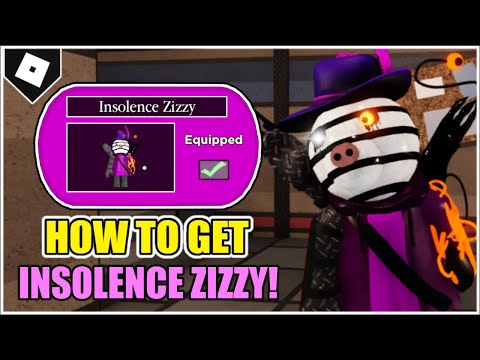 How to get INSOLENCE ZIZZY SKIN + *ALL 3 PAPER SCRAP LOCATIONS* in PIGGY: THE LOST BOOK! [ROBLOX]