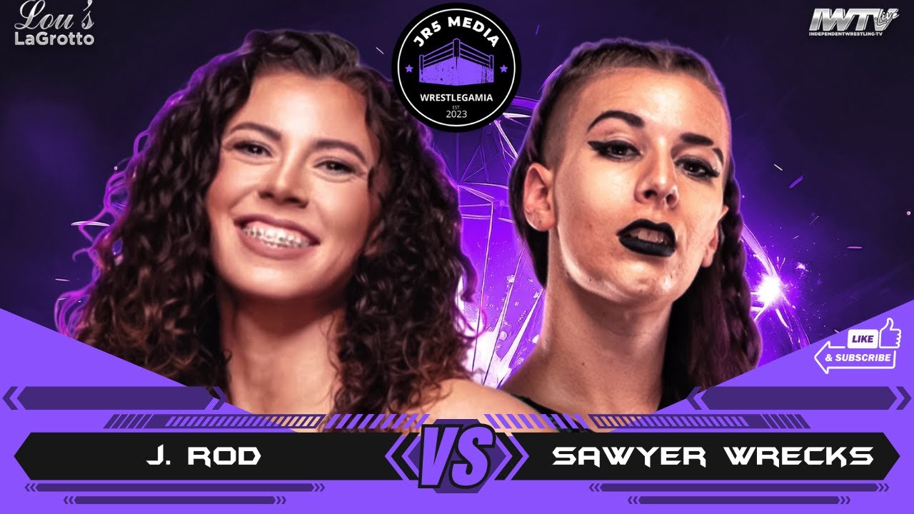 DREAMWAVE WRESTLING | WOW | J. Rod vs Sawyer Wreck | WWE 2k23 Gameplay ...