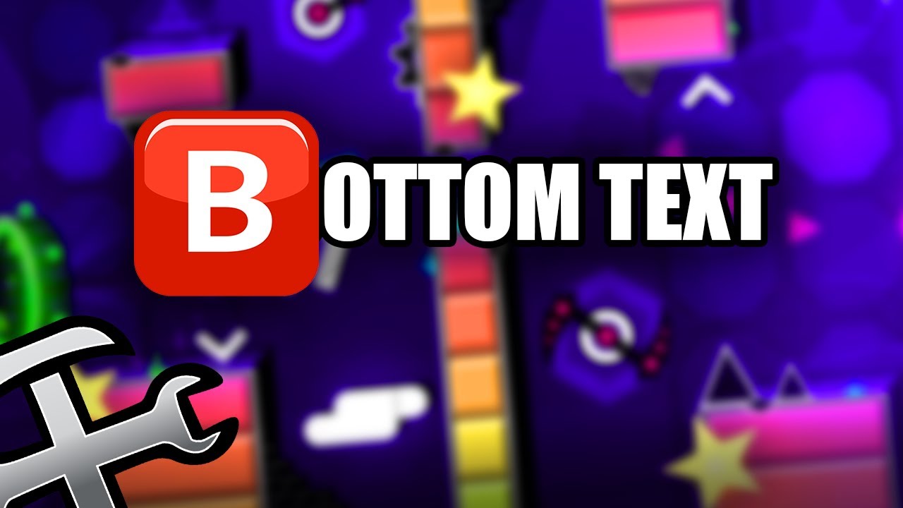 MY FIRST CREATOR POINT | BottoM texT by me | Geometry dash - YouTube