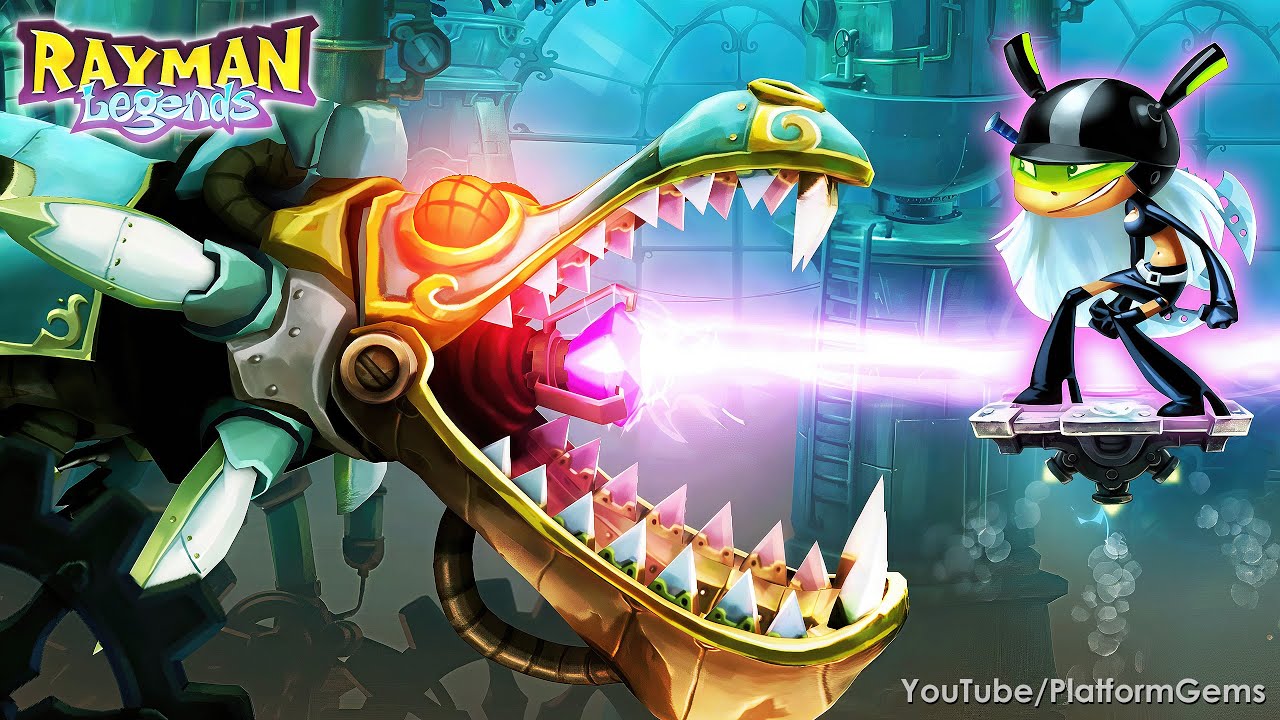 RAYMAN LEGENDS 20000 Lums Under the Sea - World 4 - 100% Walkthrough ...