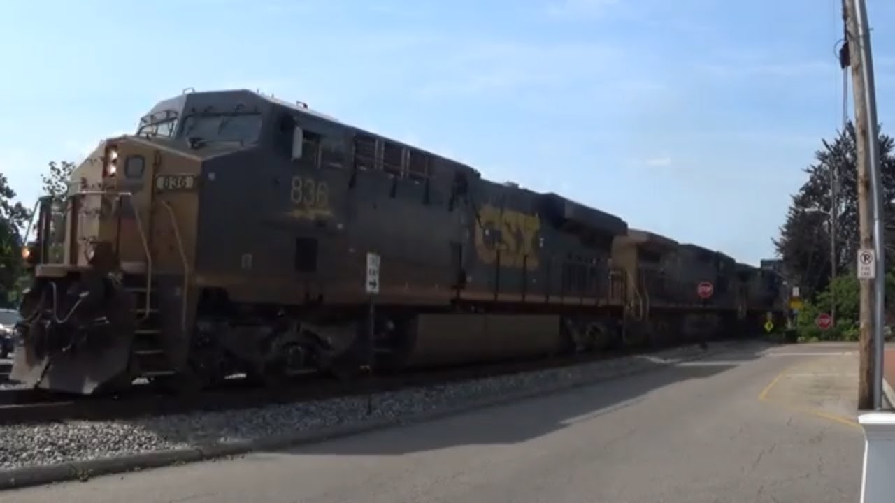 Very Long CSX Intermodal Train - YouTube