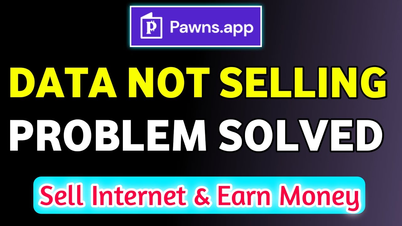 Pawns app not sharing data | Problem Solved - YouTube