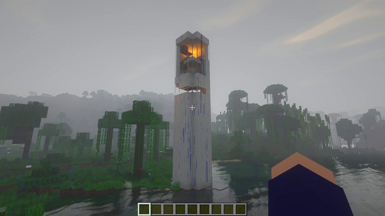 Building in the Rainy Jungle | 3x3 Tower House | Minecraft Free ...