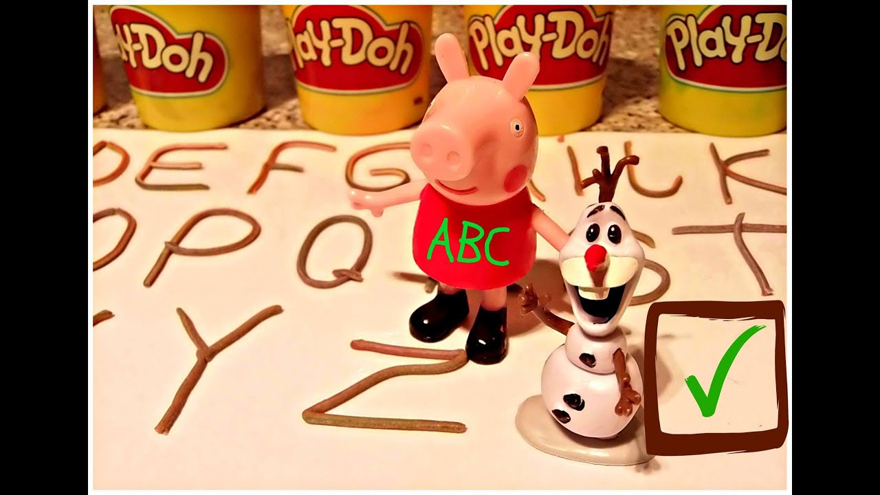 Learning ABC Nursery Rhymes - Learn Alphabet with Peppa Pig And Olaf by ...