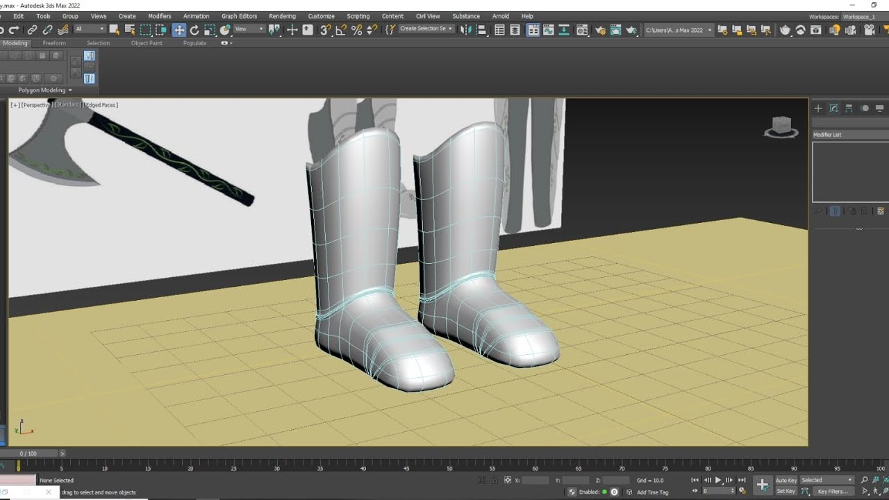 "How to Model Game Assets from Scratch in 3ds Max - YouTube