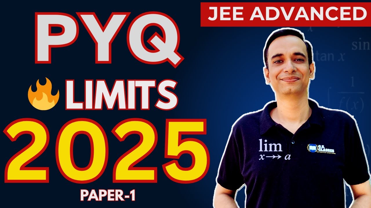 JEE Advanced 2025 Maths | Limits PYQ Solution 🔥 Paper 1 | Step by Step Explanation - YouTube