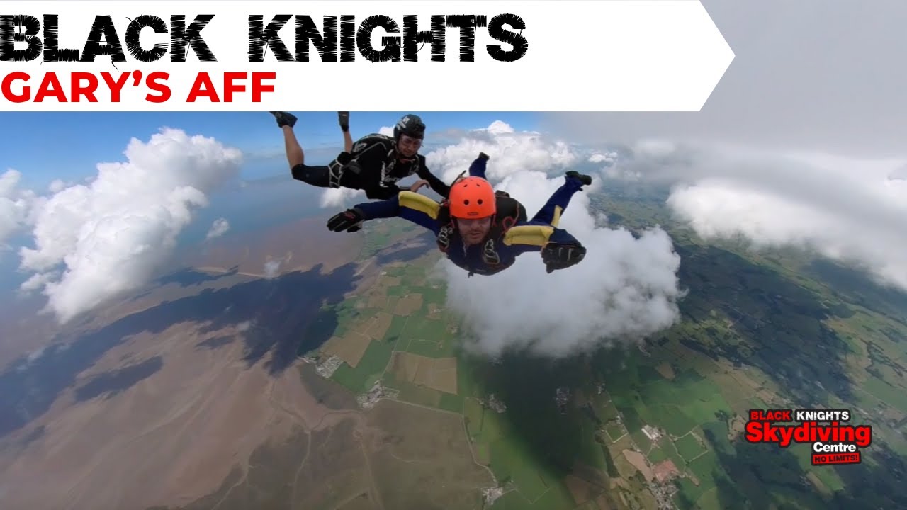 Gary's AFF skydive at Black Knights - YouTube