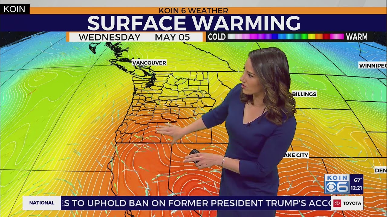 Weather forecast: Thermal trough heats us up midweek before cooler air ...