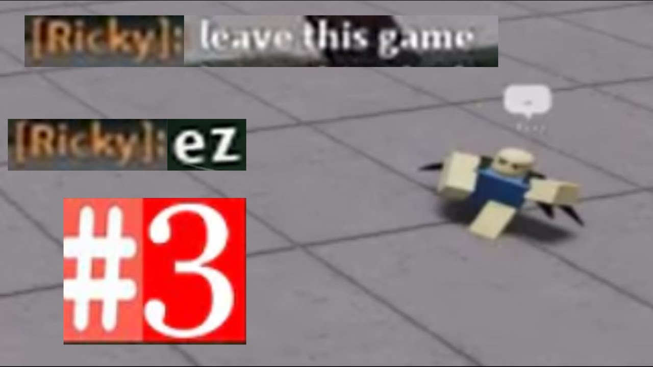 Destroying toxic player in Roblox tsb - YouTube