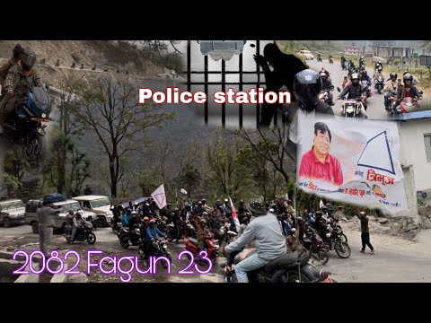 Mahabir pun bijay rally in Myagdi - nagrne bhanda bhandai kk hunxa hunxa🙂