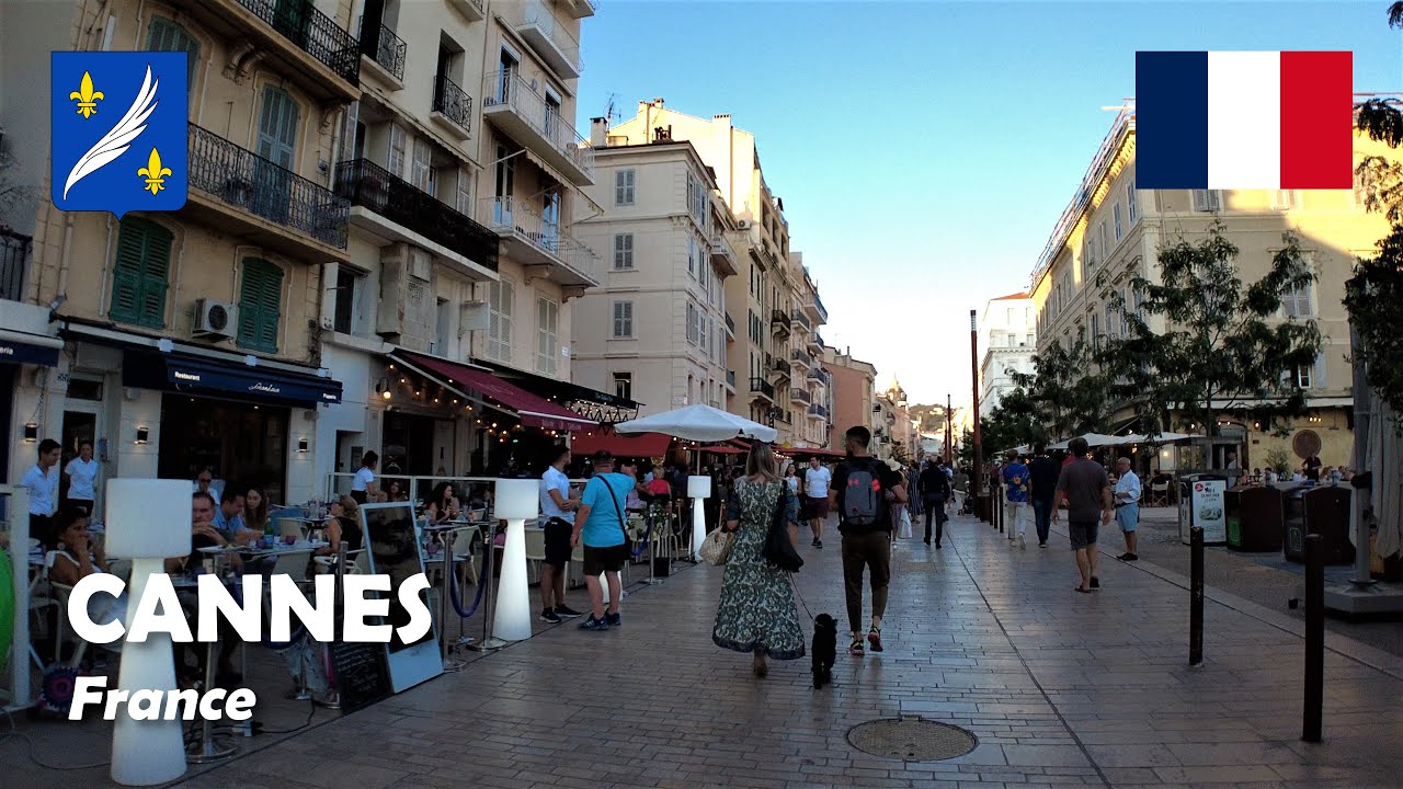 Cannes, France. Walk in the city: Rue Félix Faure. 4K - YouTube