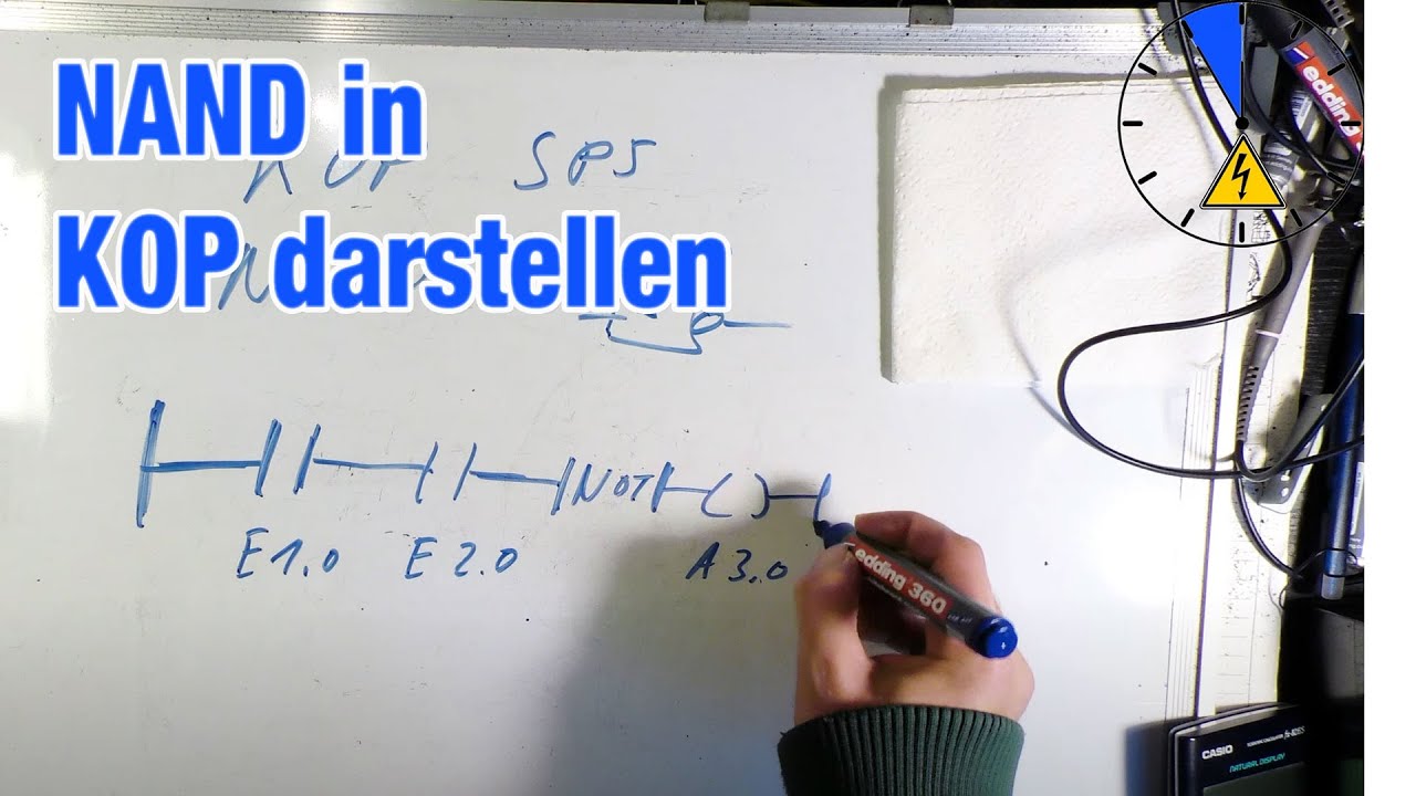 NAND in KOP darstellen umwandeln Kontaktplan SPS NAND - YouTube