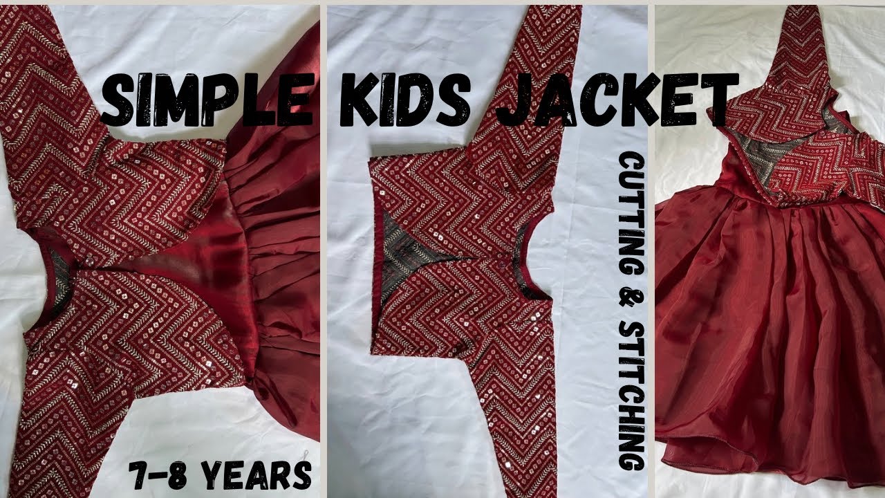 Simple Jacket cutting & stitching#fashion #jacket - YouTube