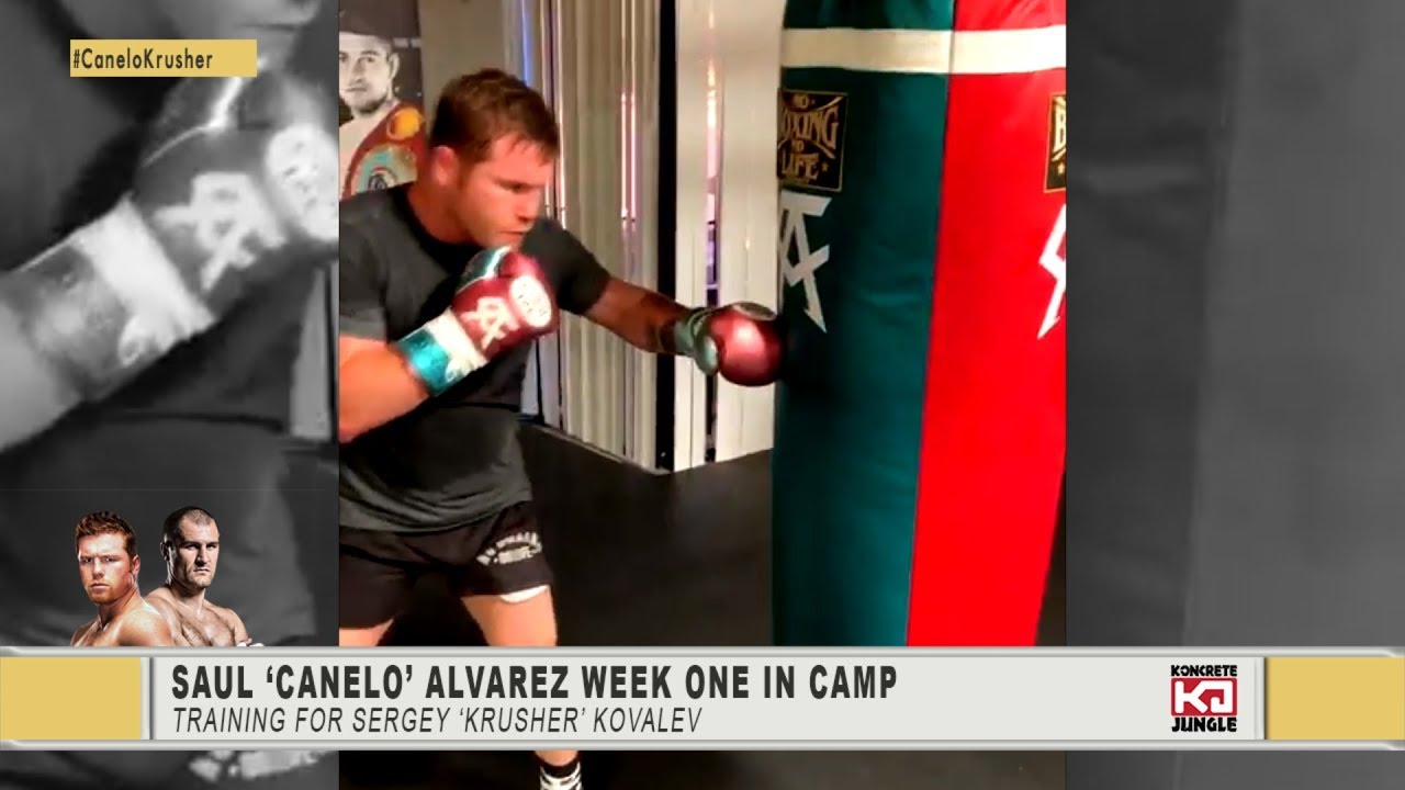 Saul 'Canelo' Alvarez First Week Training Camp Highlights For Sergey ...