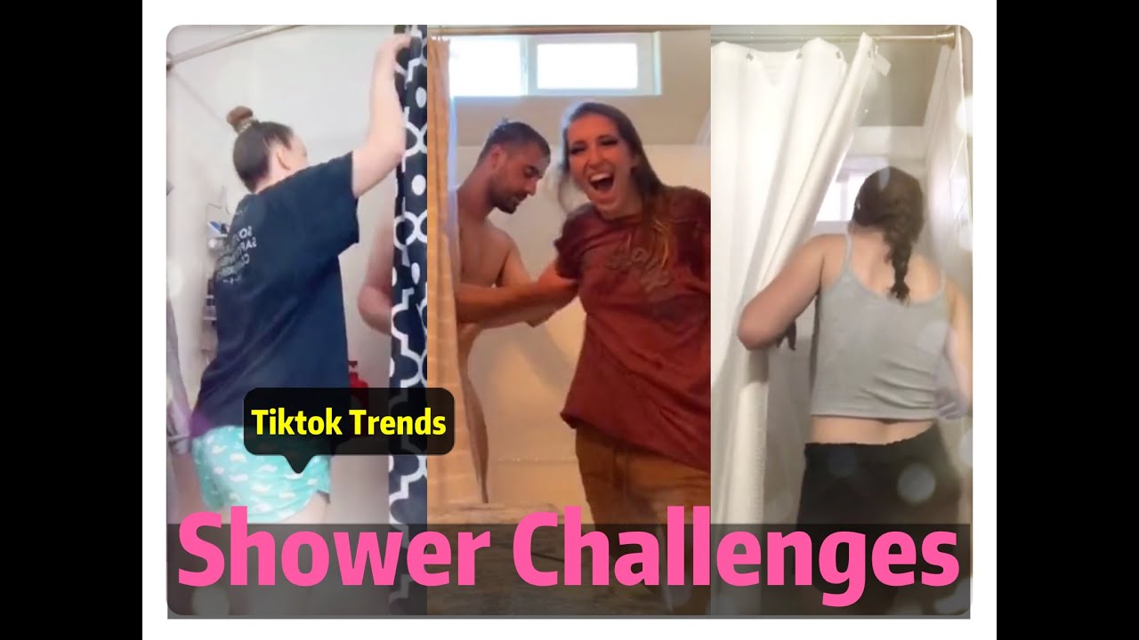 Shower Challenges🛀 🛀 🛀 Getting in the shower with my boy friend ...