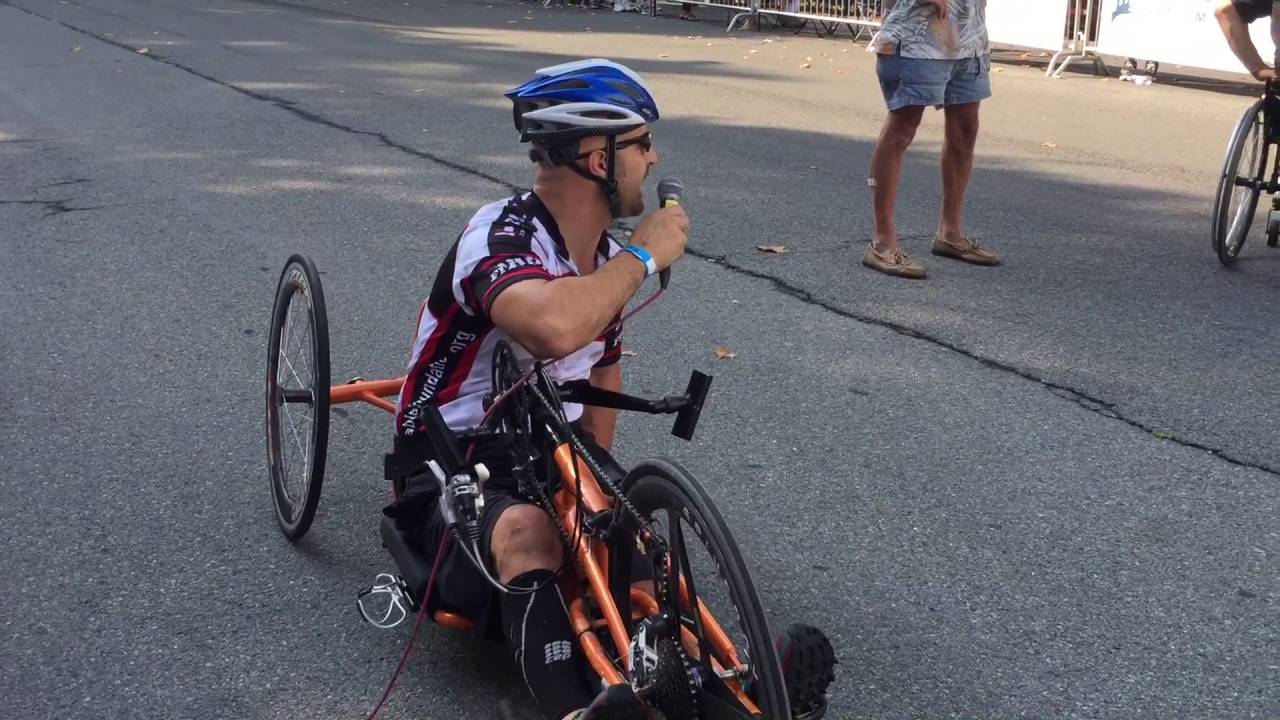 The Reading 120 Hand Cycle Race - YouTube