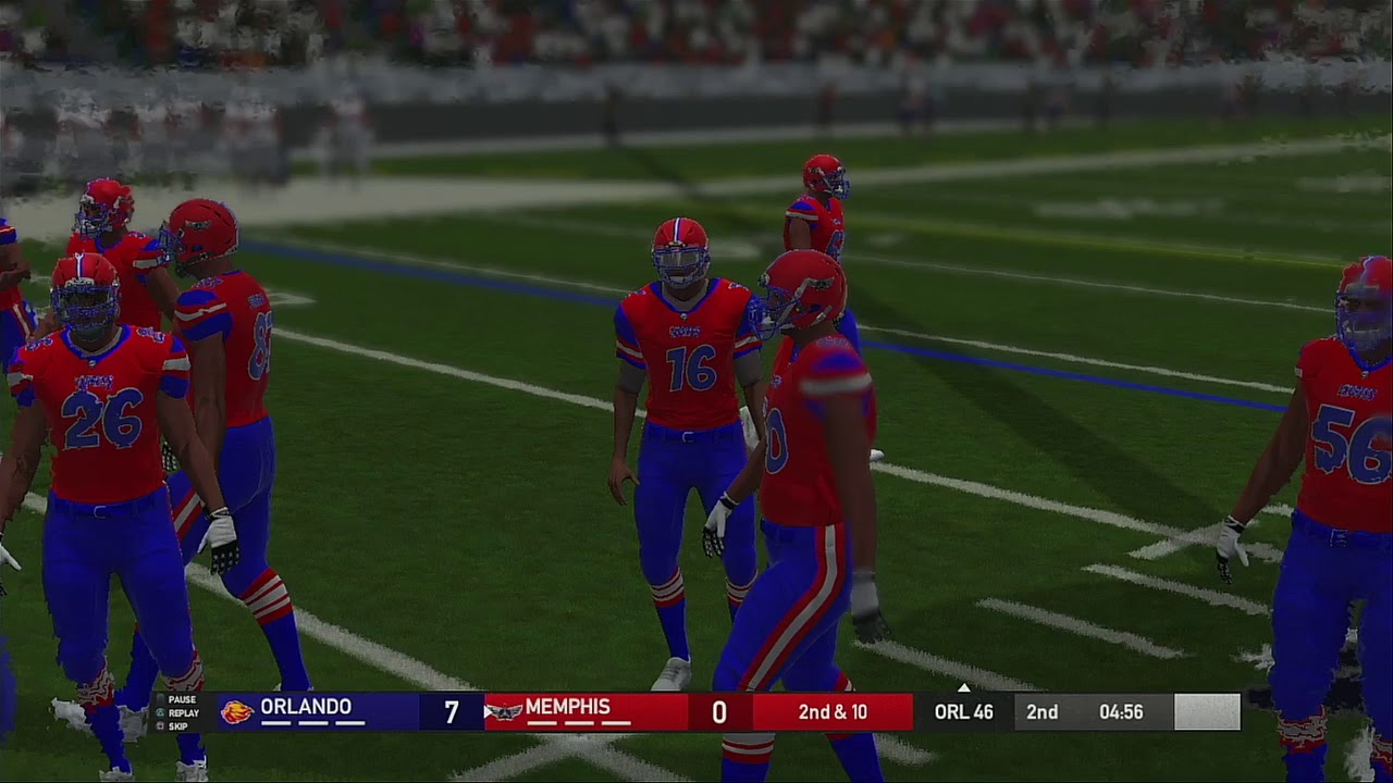 AAF 2019 Season Week 8 Orlando Apollos @ Memphis Express - YouTube
