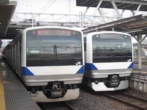 水戸線 E531系3000番台K554編成 普通勝田行 友部発車 - YouTube