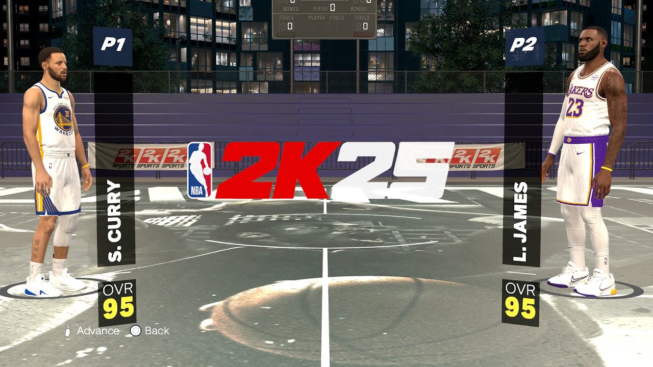 NBA 2K25 - Steph Curry Vs Lebron James I NBA BLACKTOP I FULL Gameplay ...
