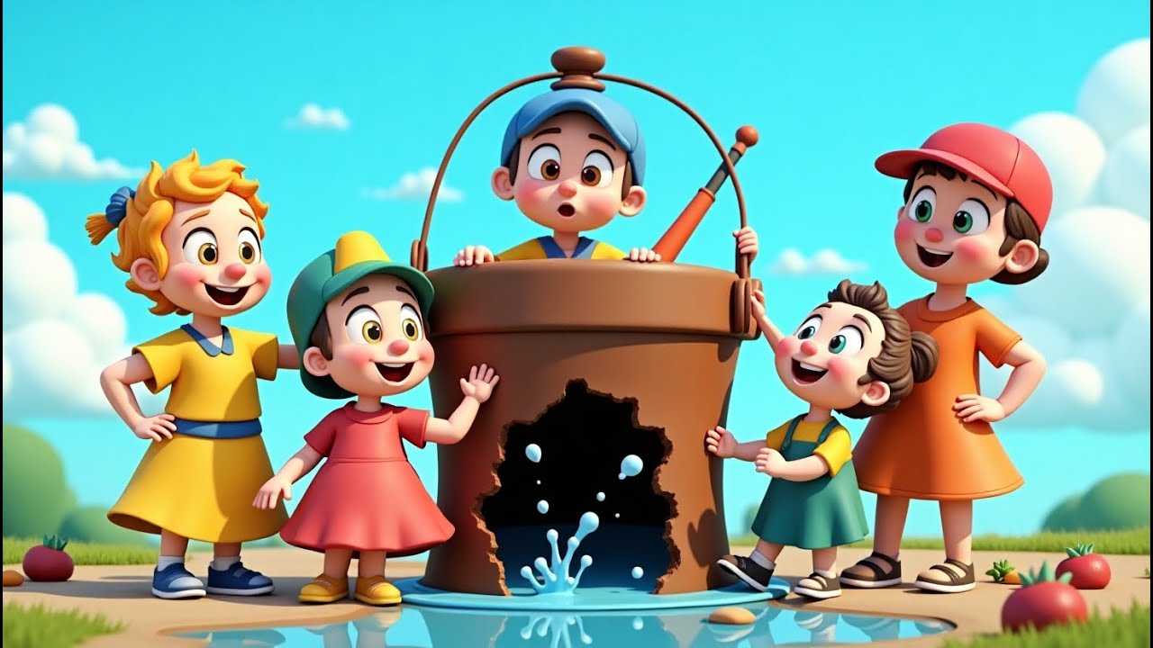There's a Hole in My Bucket | Nursery Rhymes For kids Songs lyrics ...