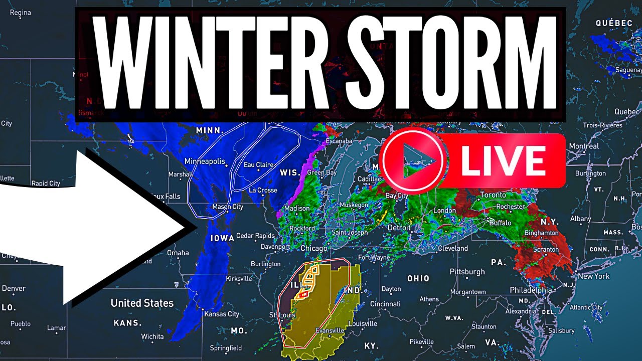 LIVE: Major Winter Storm Coverage - YouTube
