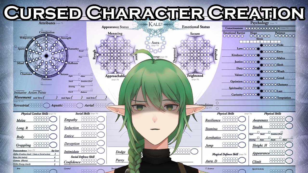 Cursed Character Creation: Eoris - YouTube