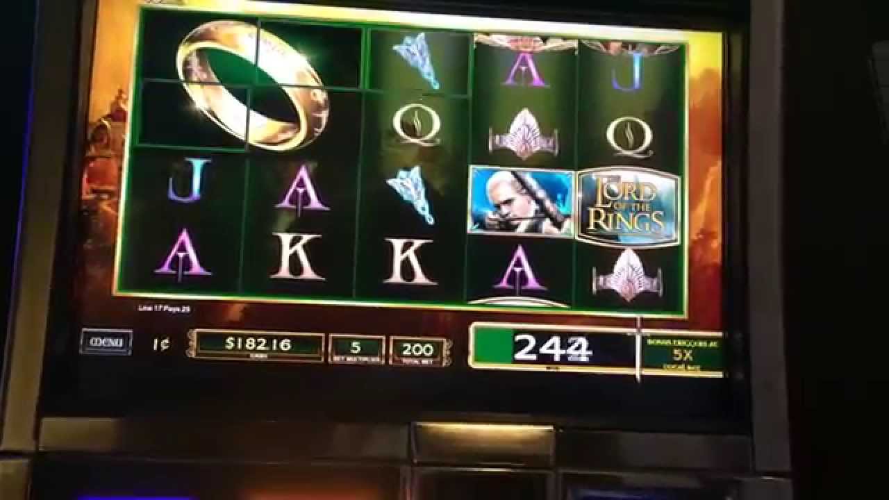 LIVE PLAY on Lord of the Rings Reels of Rivendale Slot Machine with ...