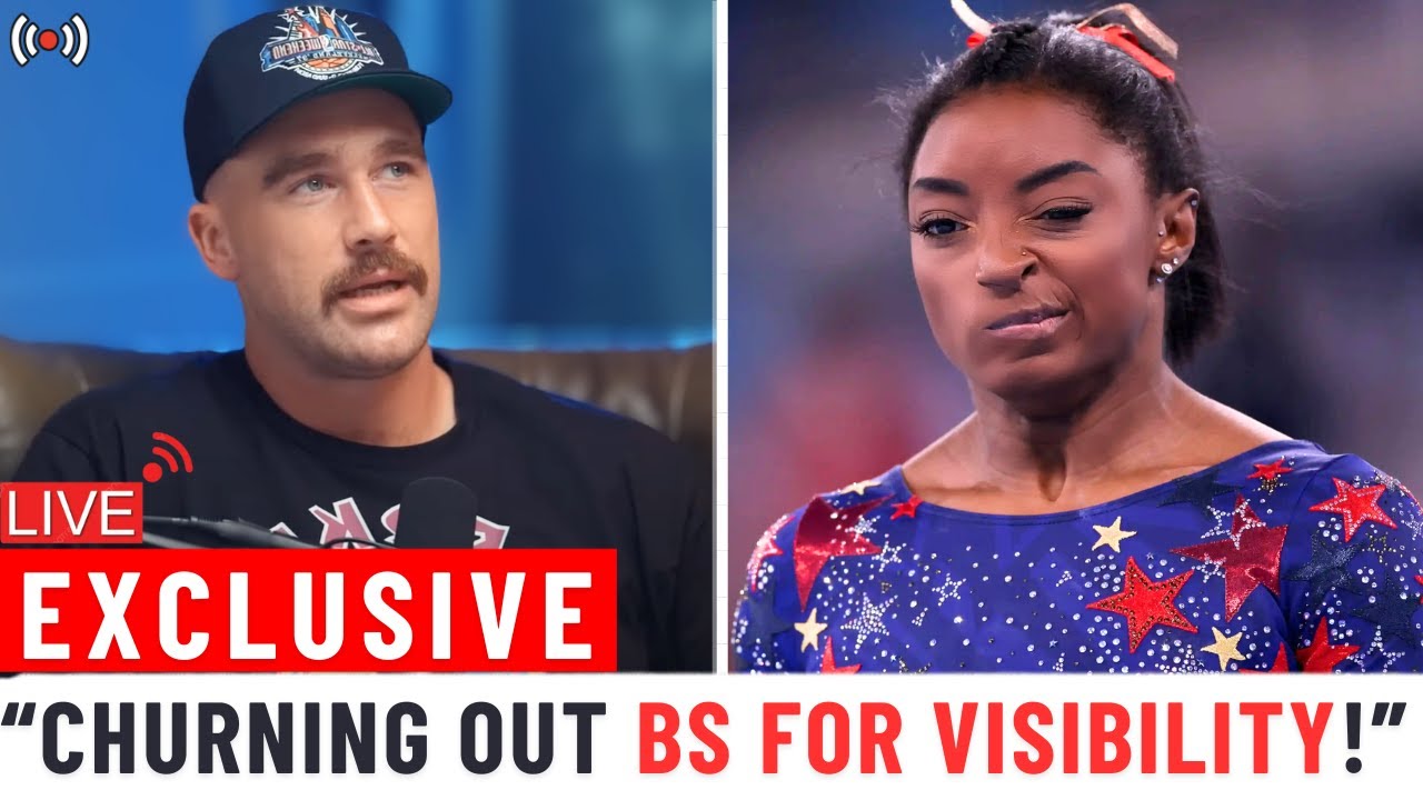 Travis Reacts To Taylor VS Simone Biles WAG RIVALRY + Jason Reveals ...