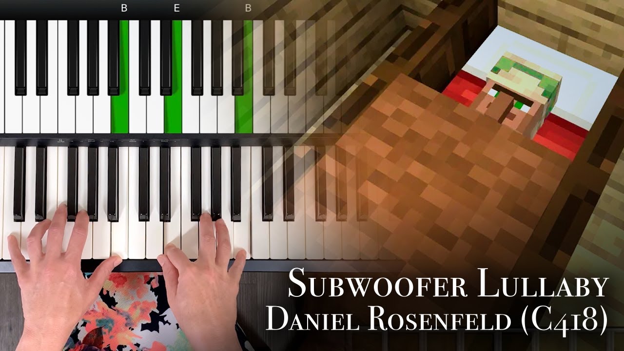 Subwoofer Lullaby - Minecraft - Piano Tutorial - YouTube