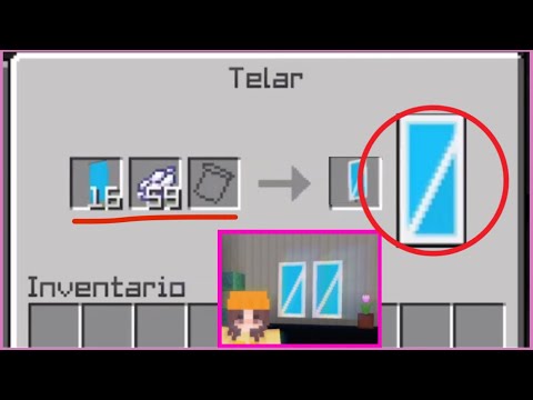COMO HACER UN ESPEJO CON UN TELAR - Minecraft - YouTube