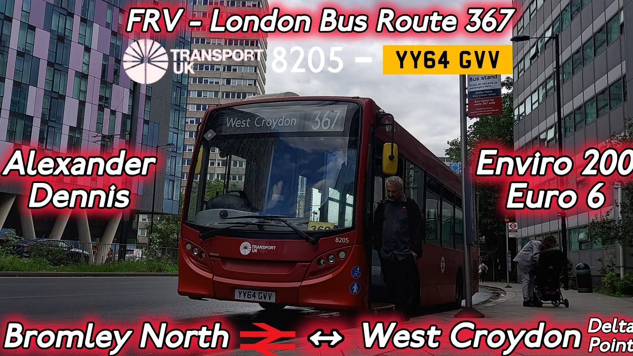 FRV - London Bus Route 367 | Bromley North West Croydon | ADL E200 €6 ...