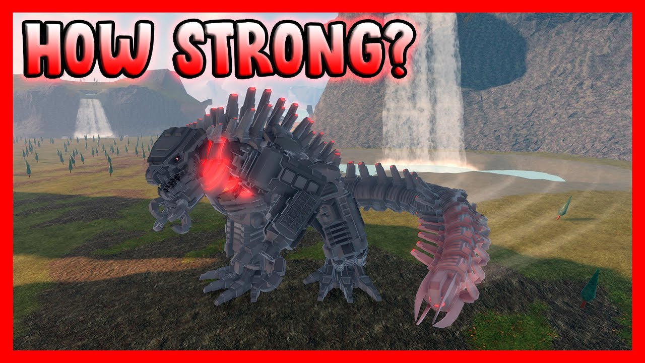 How Strong Is MAX MECHAGODZILLA 2021? - Roblox Kaiju Universe - YouTube