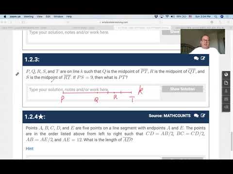AOPS Geometry Chapter 1 - YouTube