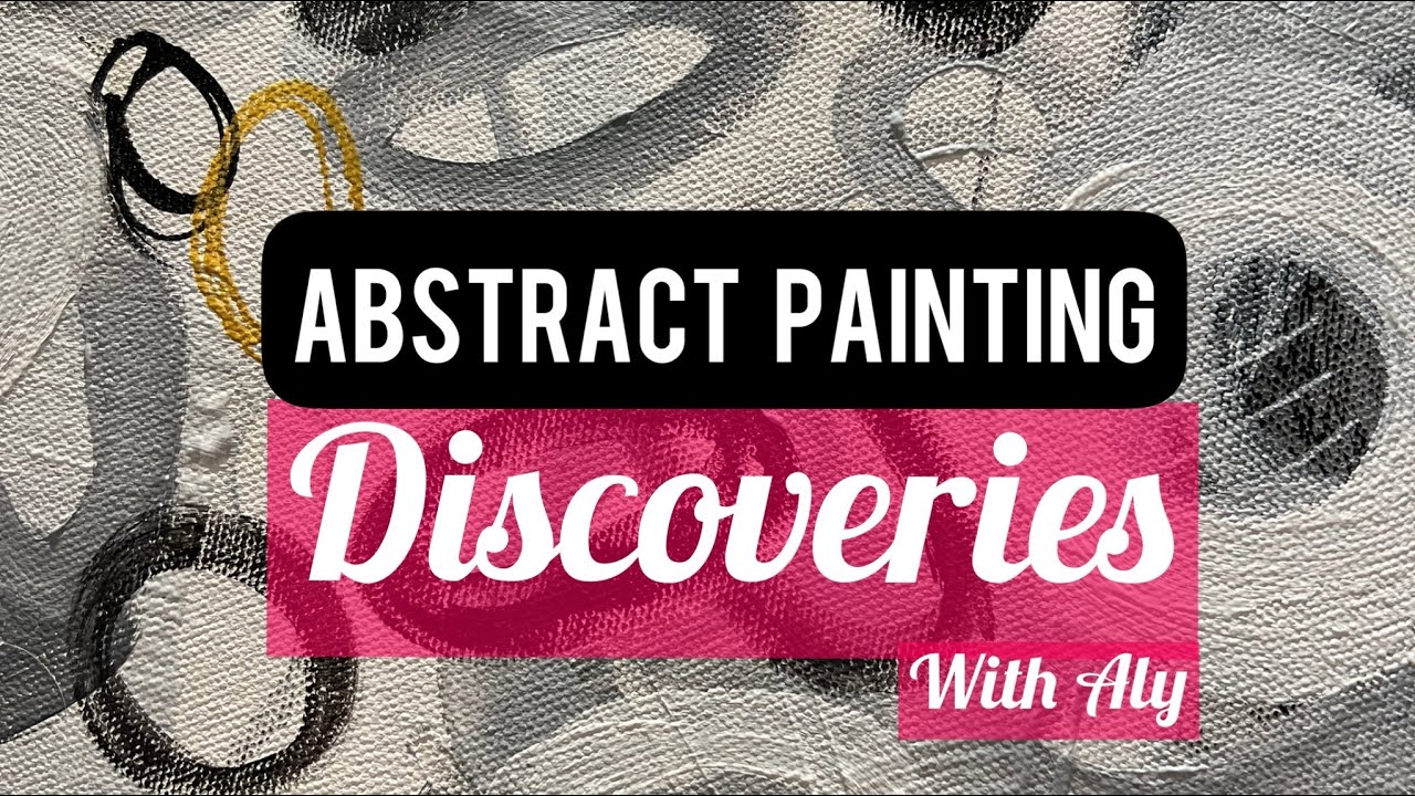 Abstract painting discoveries / finished painting / large canvas # ...