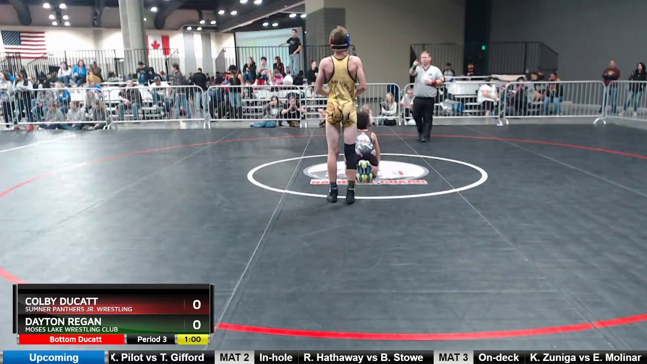 Middle School 102 Colby Ducatt Sumner Panthers Jr. Wrestling Vs Dayton ...