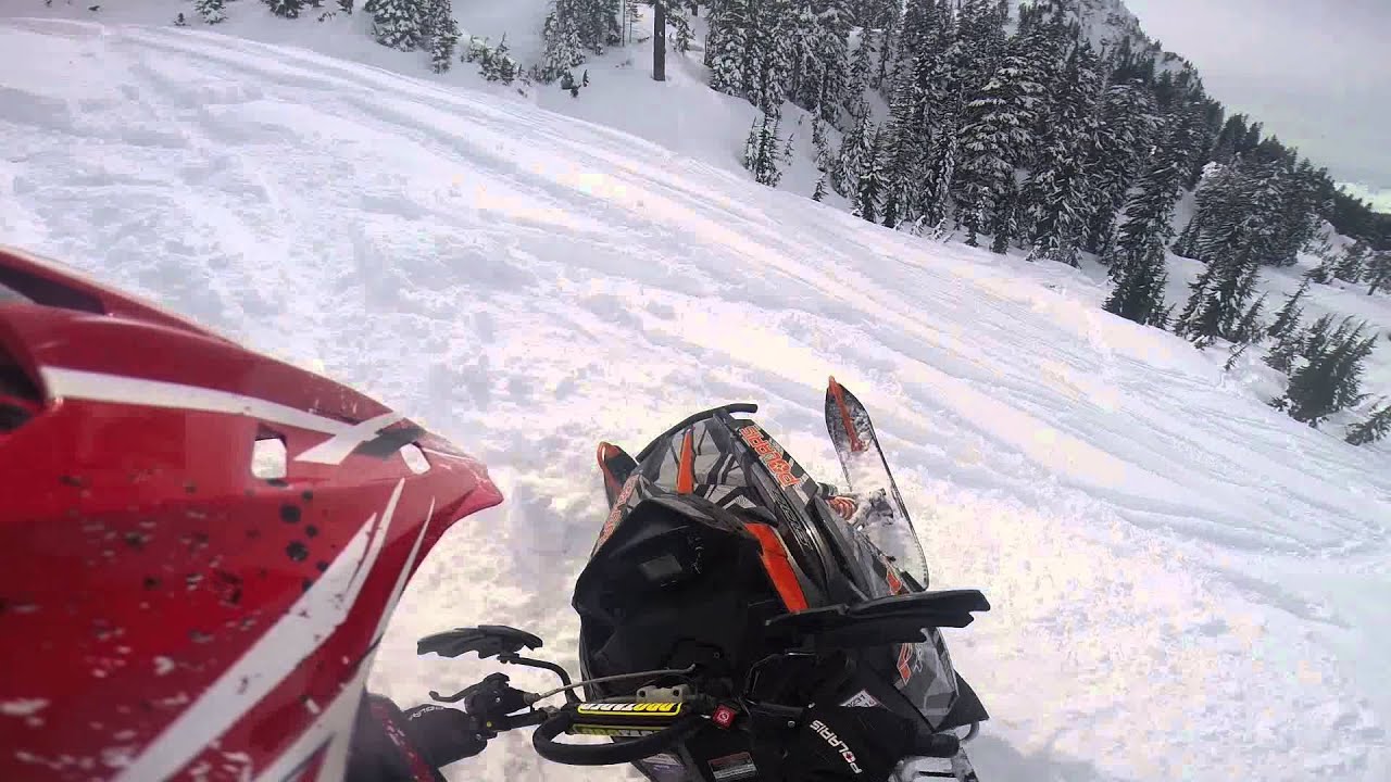 Snowmobile Mt Baker 2016 - YouTube