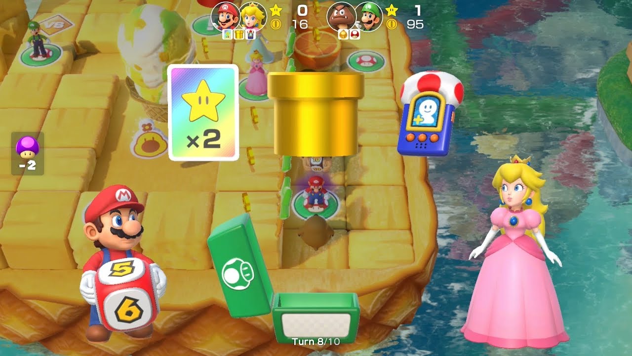Super Mario Party Partner Party #515 Watermelon Walkabout Goomba ...