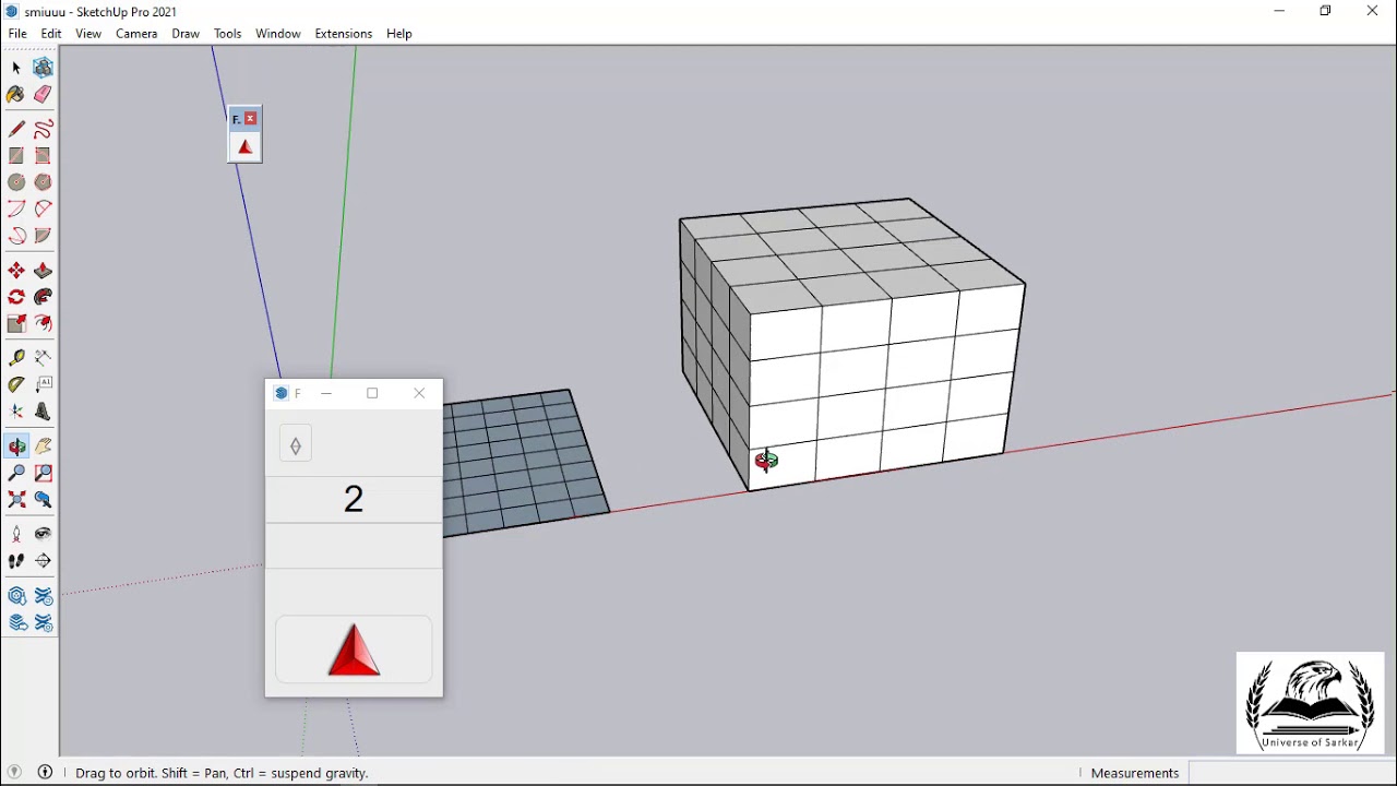 How to use Face Split Plugin in Sketchup Pro | Sketchup Pro in Urdu & Hindi - YouTube