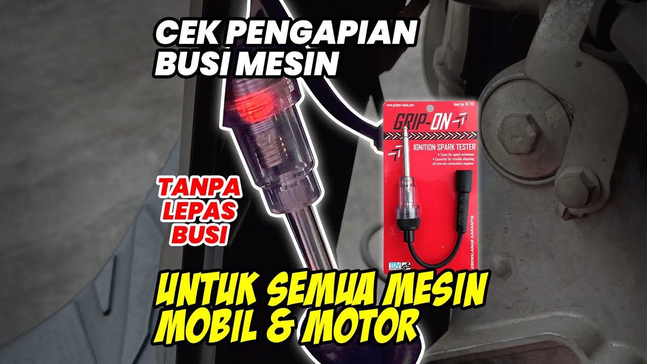 ALAT CEK PENGAPIAN BUSI MOBIL MOTOR UNIVERSAL GRIP-ON IGNITION SPARK ...