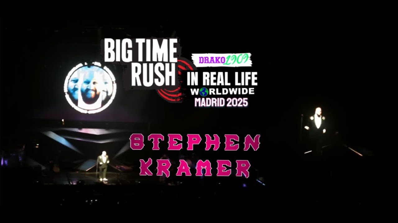 Big Time Rush Irl Worldwide Tour Madrid 2025 Stephen Kramer Full Pre