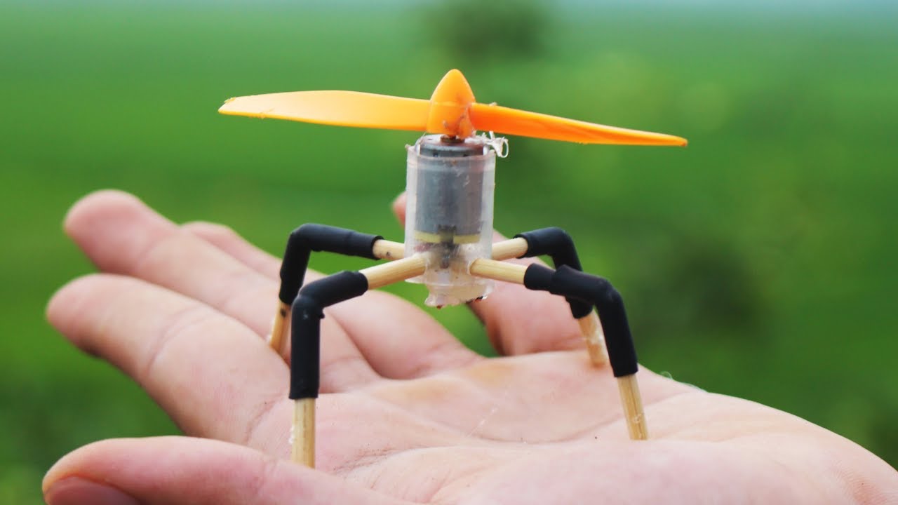 How To Make Powerful Mini helicopter Toy at Home - YouTube