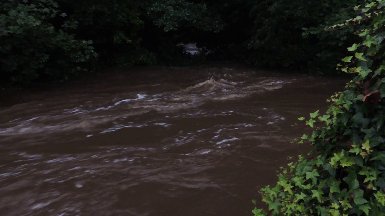 Wharf Rd, Whaley Bridge - flooding July 31 2019 - YouTube