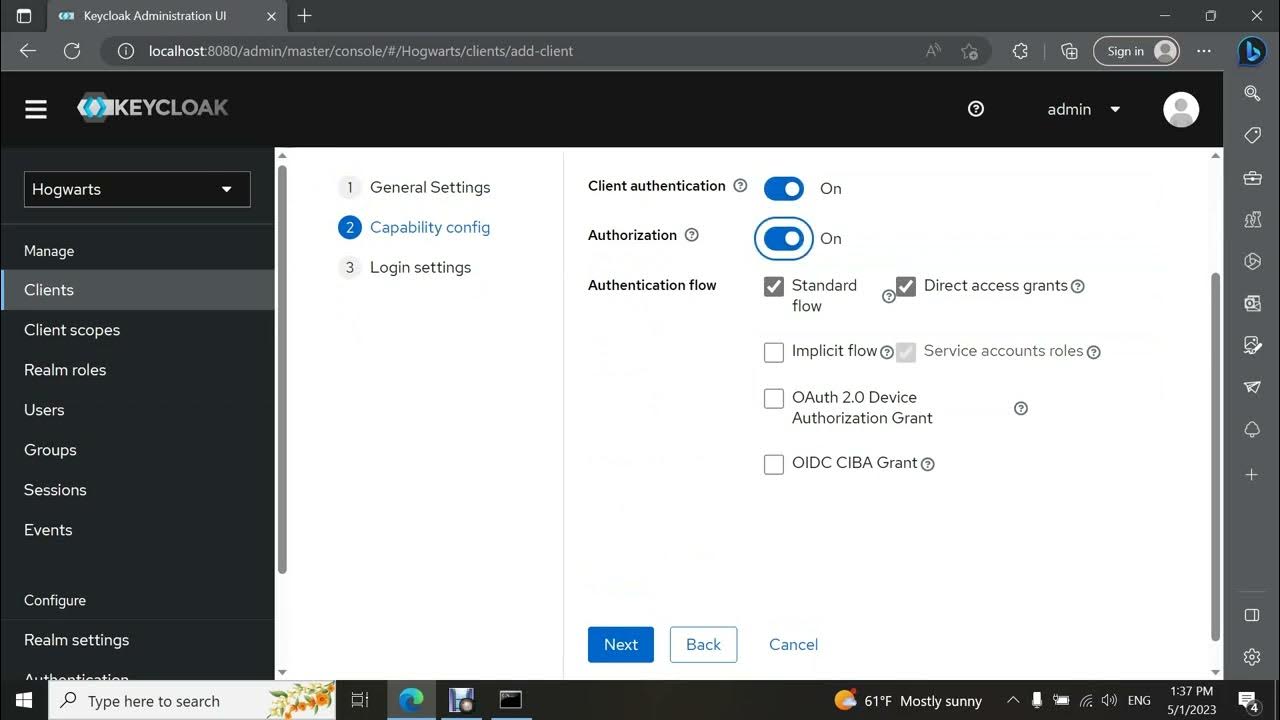 6. Keycloak integration with Spring Boot 3 - Create a new client - YouTube
