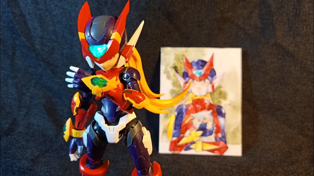 Eastern Model Megaman Zero Model Kit Review - YouTube