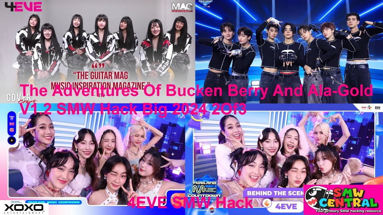 The Adventures Of Bucken Berry And Ala-Gold V1.2 SMW Hack Big 2024 2Of3 ...