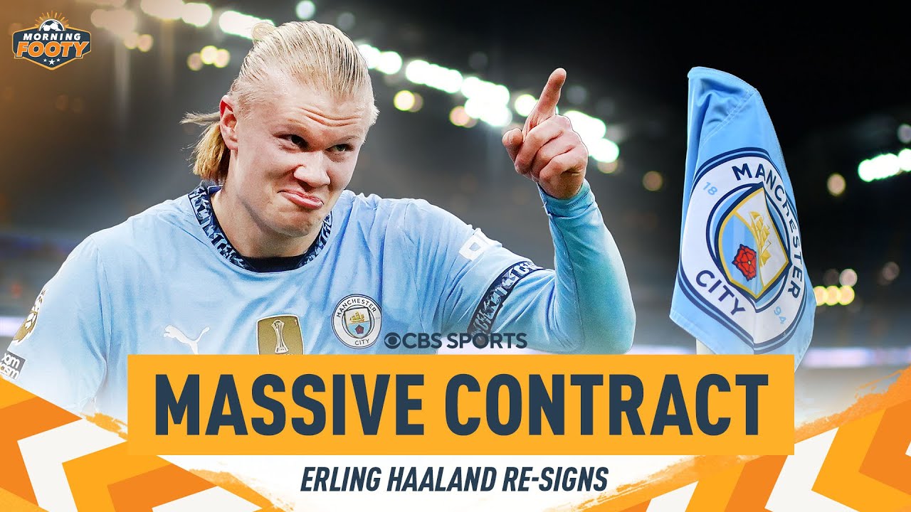 Erling Haaland signs HUGE new contract extension til 2034 | Morning ...