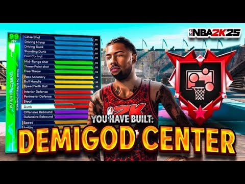NBA 2K25 BEST CENTER BUILD!!!!! 🤯🔥🔥 - YouTube