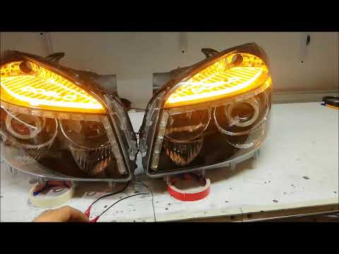 DOBLO D2 Bİ XENON MERCEK ANGEL HALKA SEYTAN GOZ IŞIKLI KO KRISTAL KAYAN LED ÇALIŞMAMIZ  05435054892