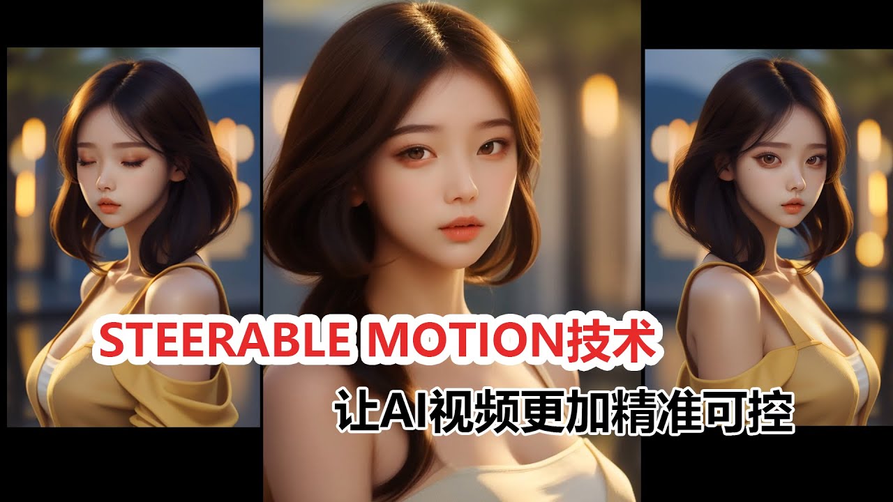 steerable motion技术，让AI视频更加精准可控 - YouTube